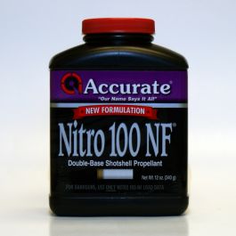 Accurate Nitro 100 NF - 1 lb Double-Base shotshell propellant powder