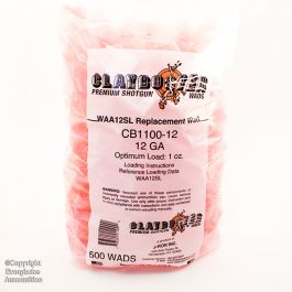 CB1100-12 12GA Claybuster Wads